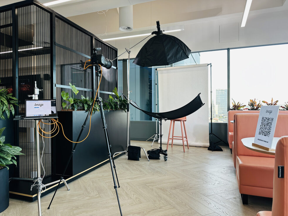 Networking Event Headshot Booth For Braze | Headshot Company